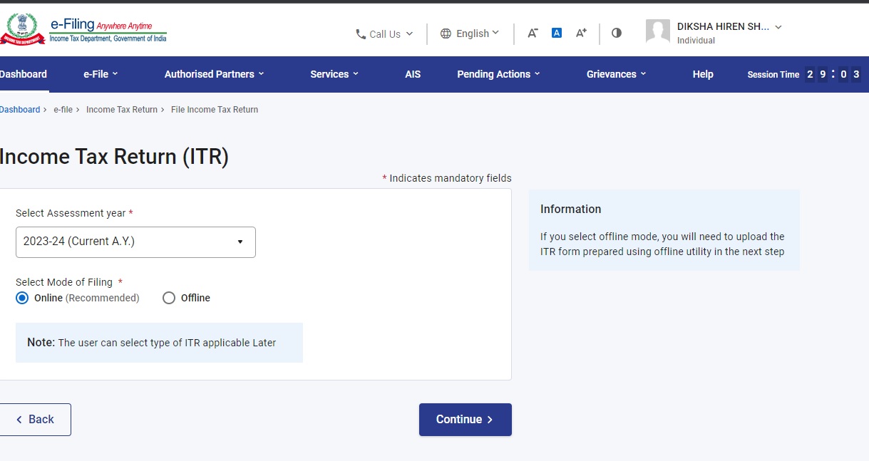 How To File ITR 5 Form Online - LegalWiz.in