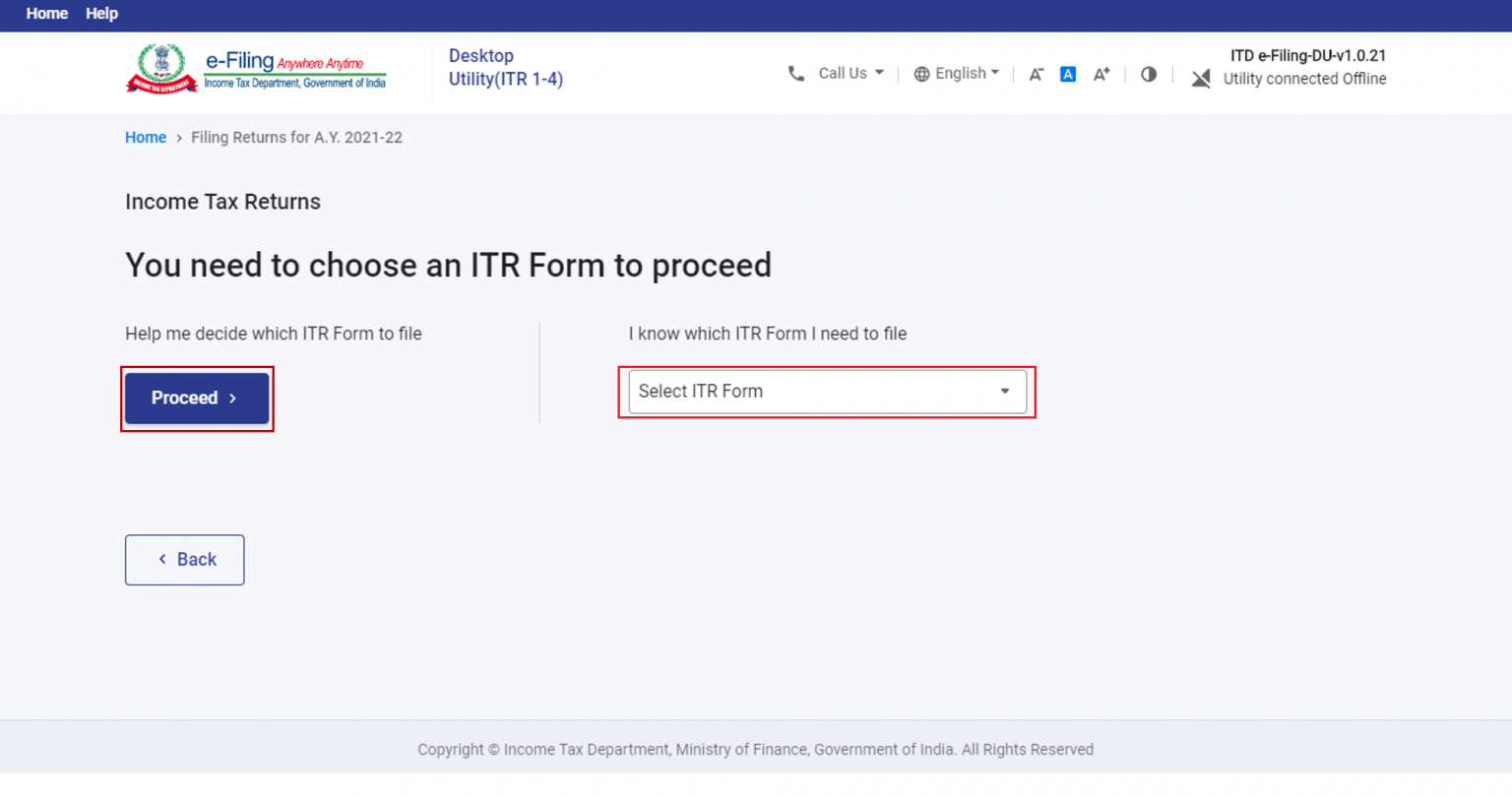 How to download JSON utility for ITR - LegalWiz.in