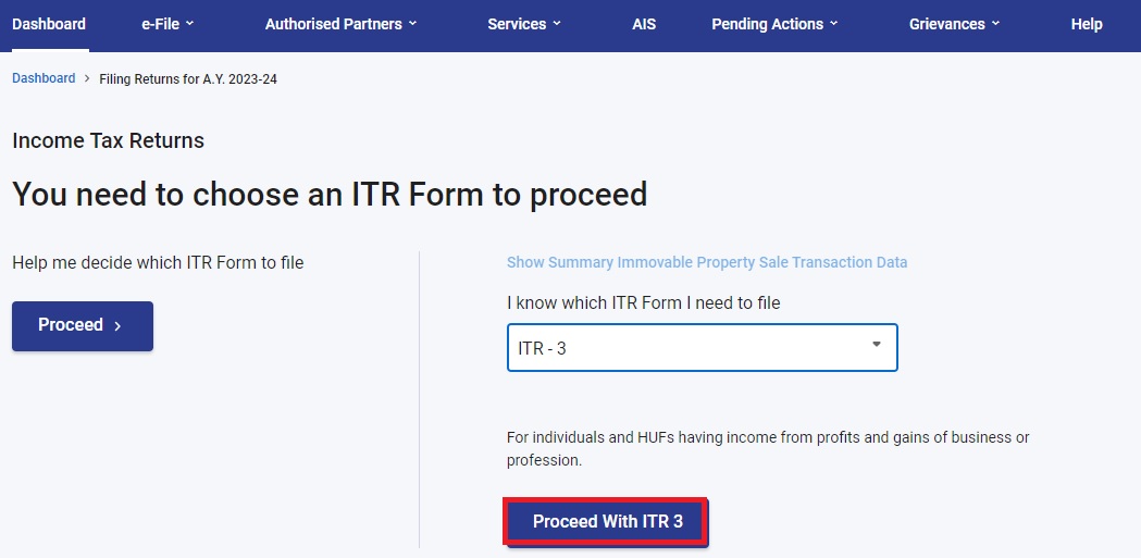 How to efile ITR 3? - LegalWiz.in
