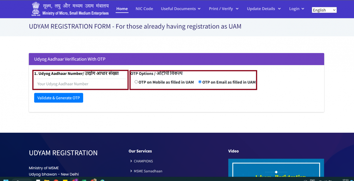 How to migrate from Udyog Aadhar to Udyam registration? - LegalWiz.in