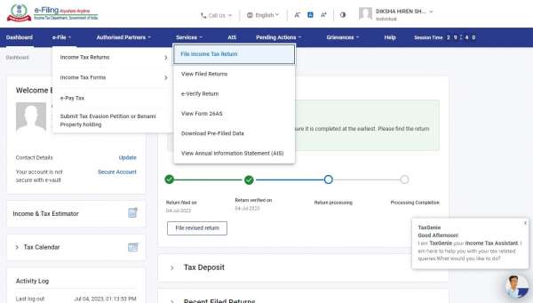 How To File ITR 5 Form Online - LegalWiz.in