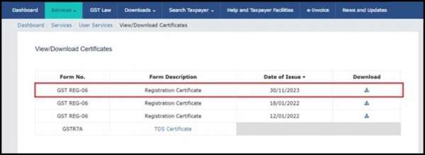 Download GST Certificate Online | Step-by-Step Guide | LegalWiz.in