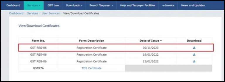 Download GST Certificate Online | Step-by-Step Guide | LegalWiz.in