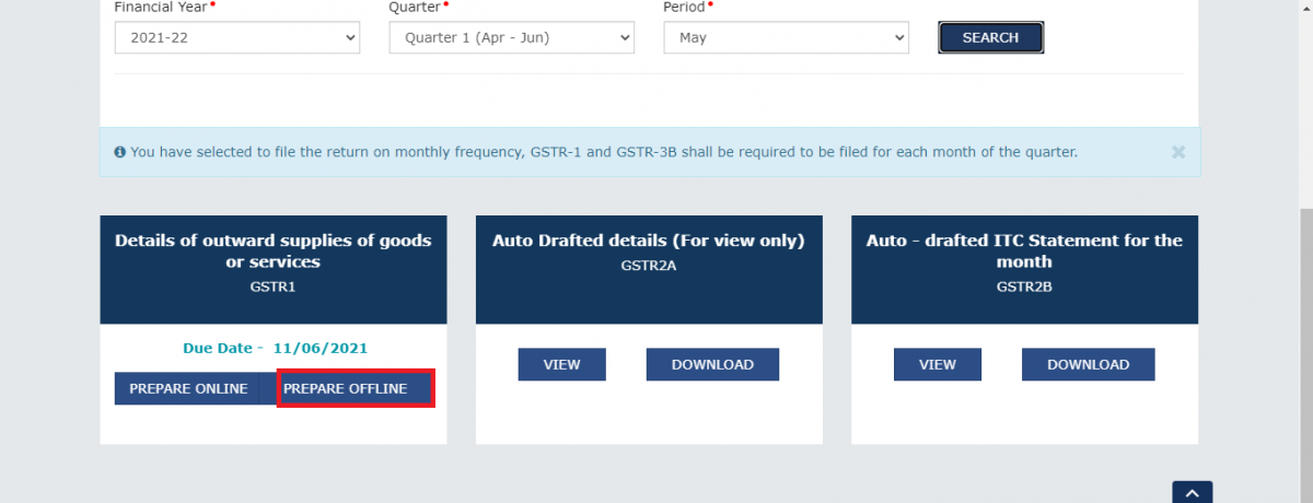 How to Download GSTR 1? - LegalWiz.in