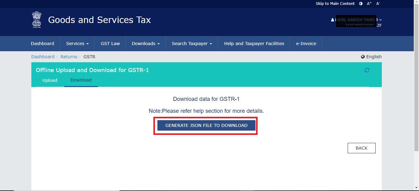 How to Download GSTR 1? - LegalWiz.in
