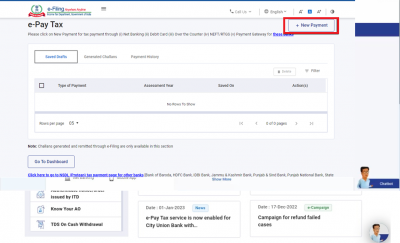 How to pay Income tax through Net-banking - LegalWiz.in