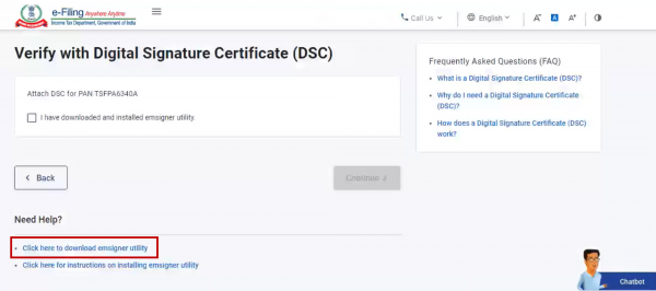How to e-verify ITR with DSC - LegalWiz.in