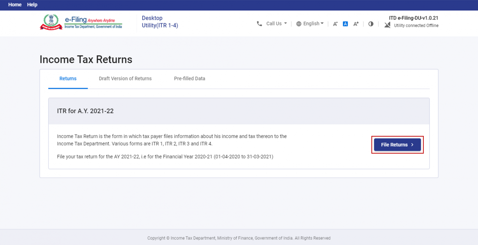 How to download JSON utility for ITR - LegalWiz.in
