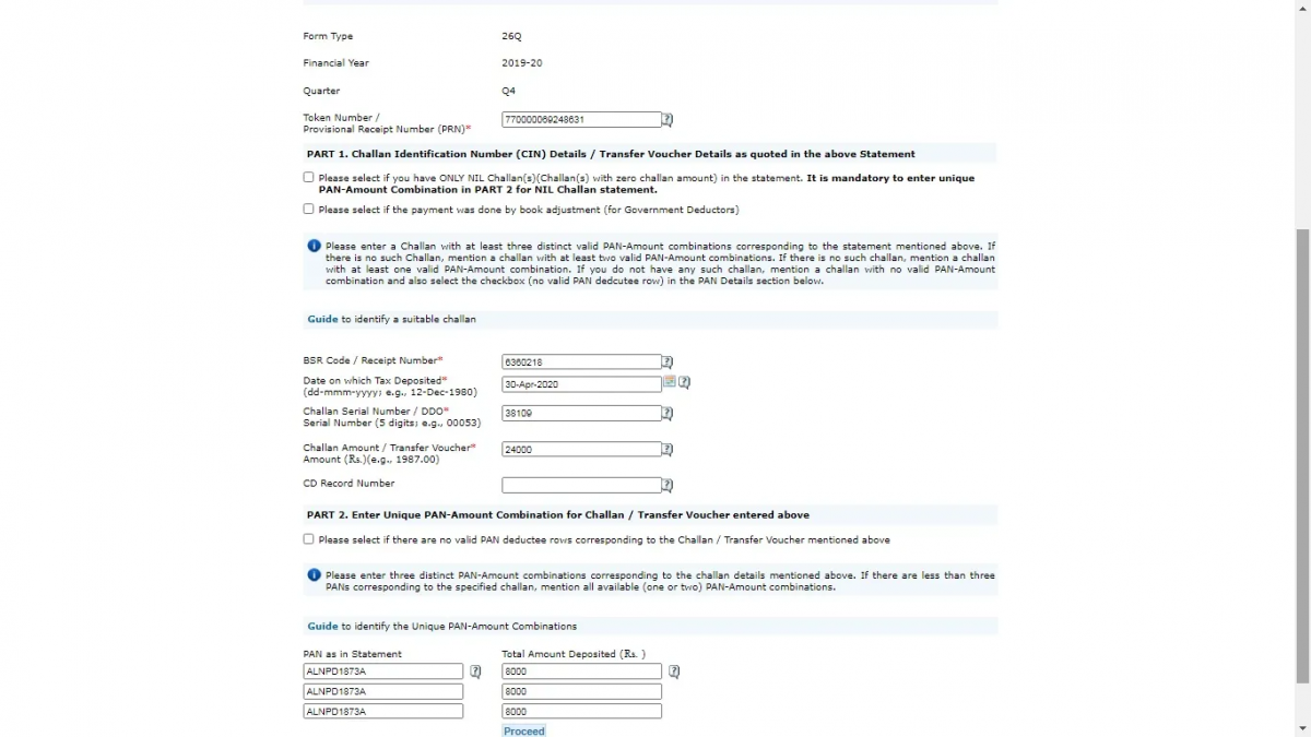 How to generate form 16A - LegalWiz.in