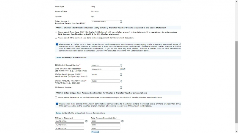 How to generate form 16A - LegalWiz.in