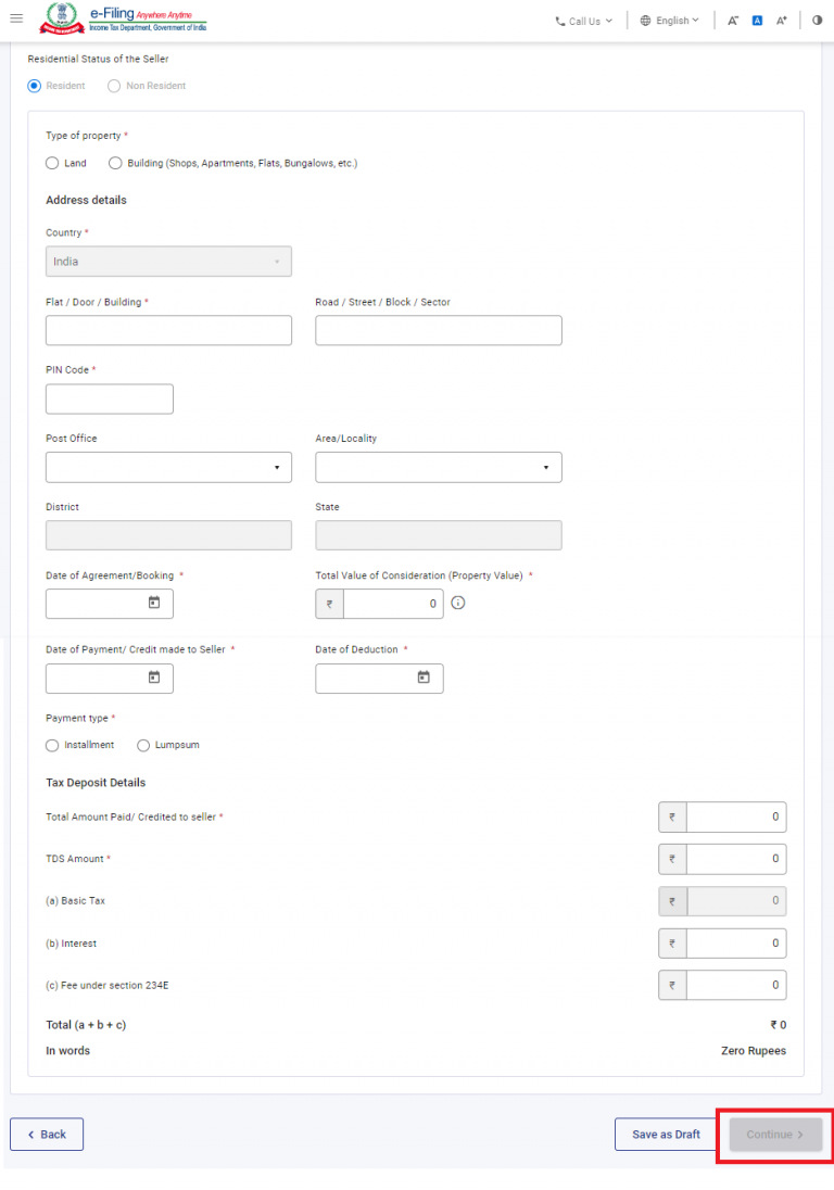 How to File Form 26QB Online? - LegalWiz.in