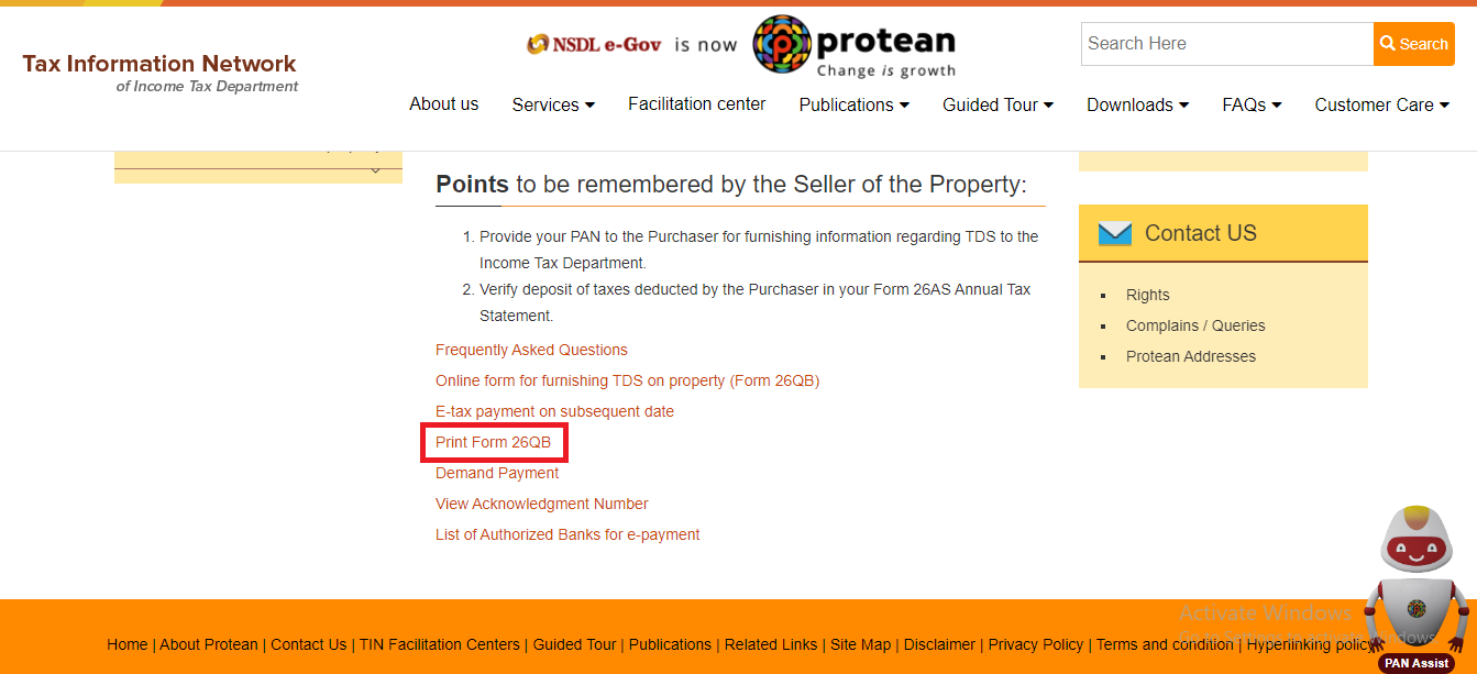 How to File Form 26QB Online? - LegalWiz.in