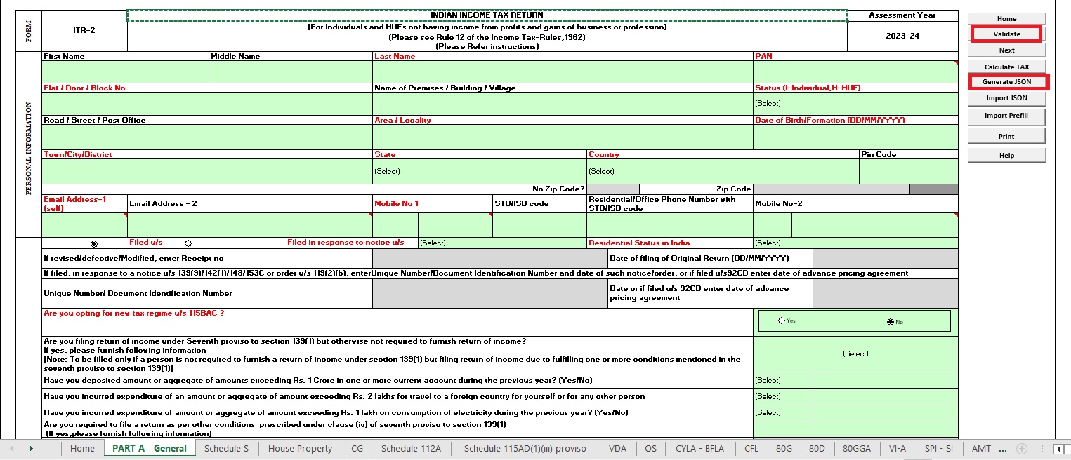 How to File ITR 2? - LegalWiz.in