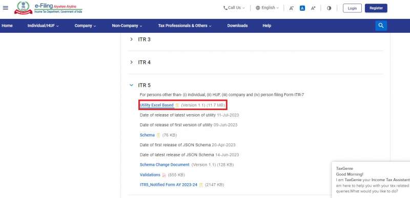 How To File ITR 5 Form Online - LegalWiz.in