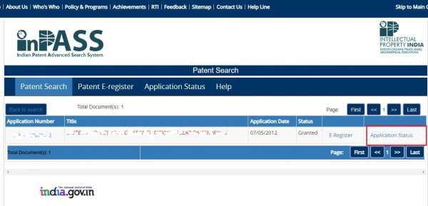 How To Check Patent Application Status Online? - LegalWiz.in