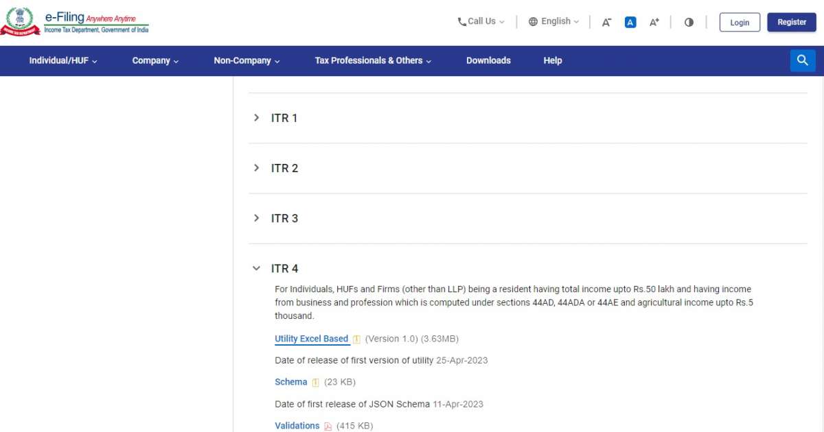 Steps To File ITR-4 Sugam Form - LegalWiz.in Steps To File ITR-4 Sugam Form - LegalWiz.in